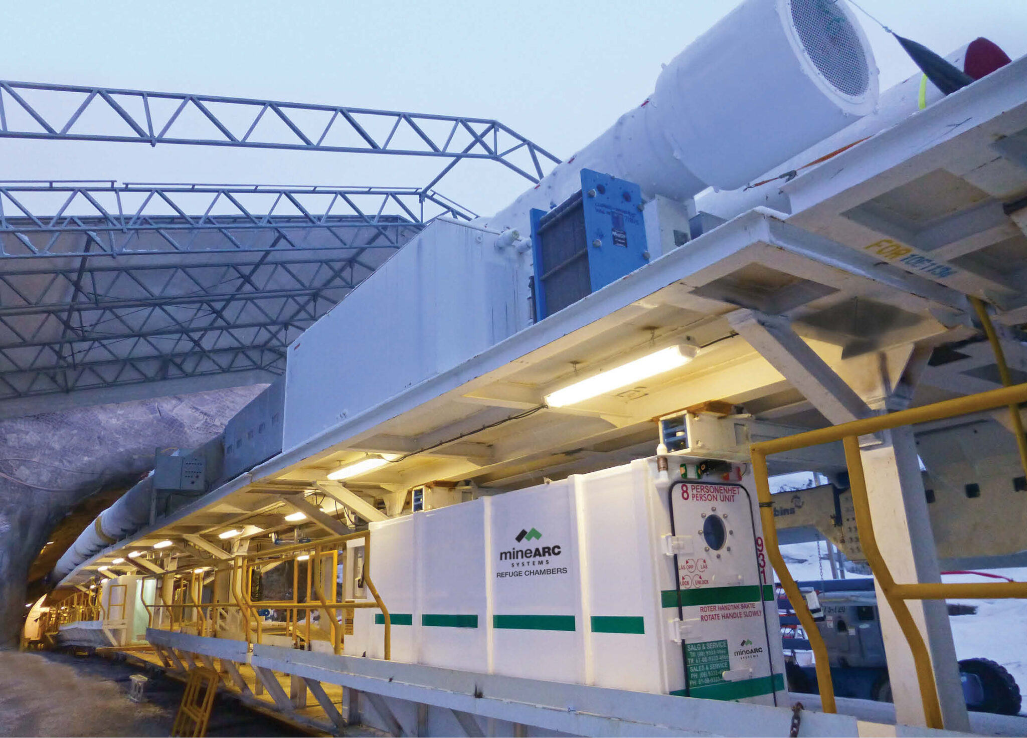 Tunnelling Construction Safety Solutions - MineARC Systems