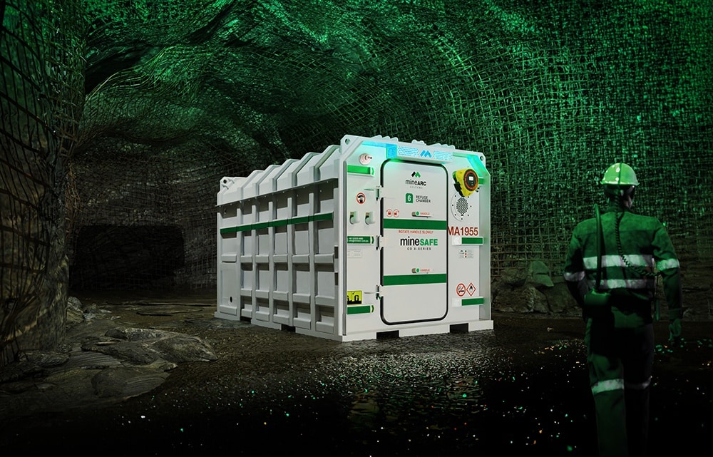 High-Spec Compact Refuge - MineSAFE CD X-Series - MineARC Systems
