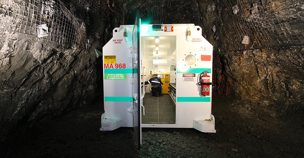 Servicing Refuge Chambers: Because Lives Depend on It - MineARC Systems